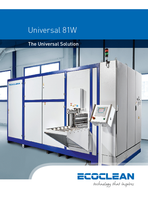 Ecoclean ǀ Industrial Parts Cleaning